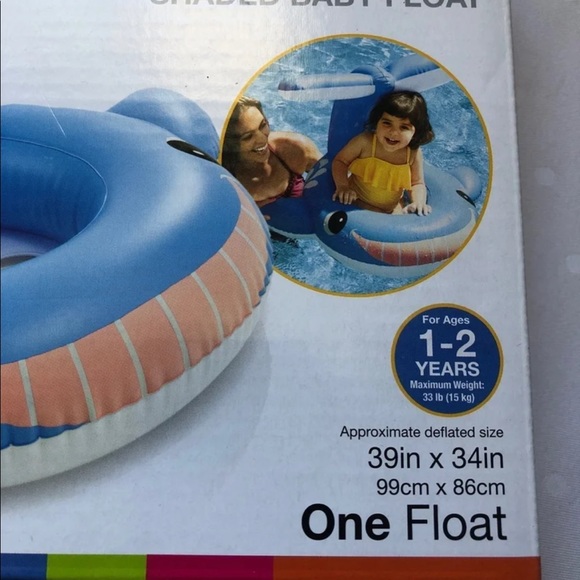 Intex | Accessories | New Intex Kiddie Jolly Whale Baby Float | Poshmark